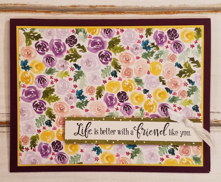 Designer Series Paper Card Layout Ideas - StampingJill.com