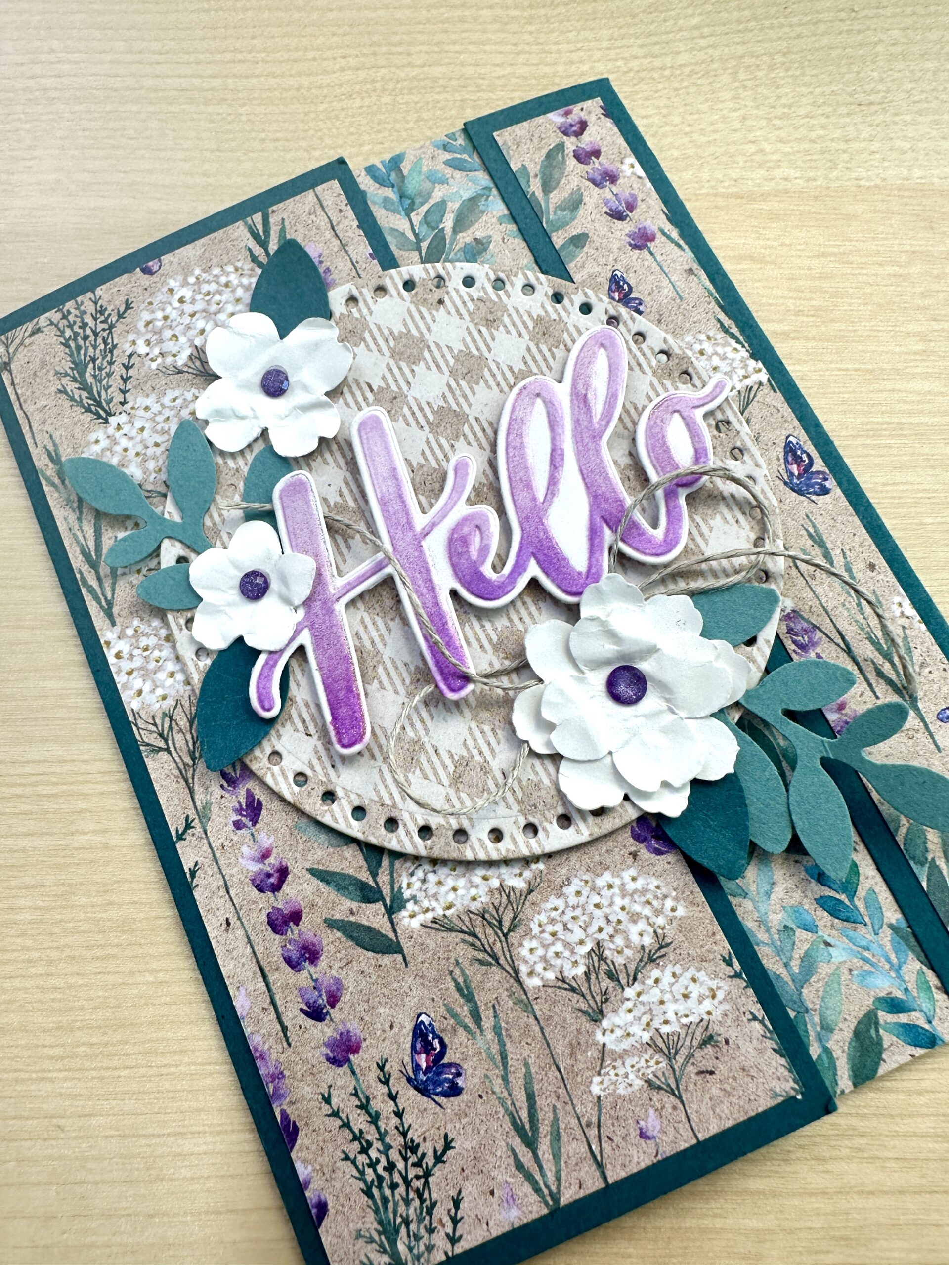 Designer Series Paper Fun Fold Card Layout Idea 2 - StampingJill.com